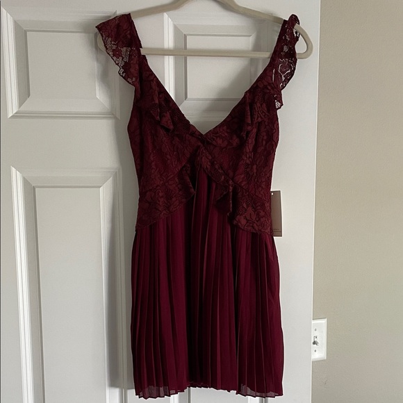 Tobi | Dresses | Tobi Deep Red Dress | Poshmark